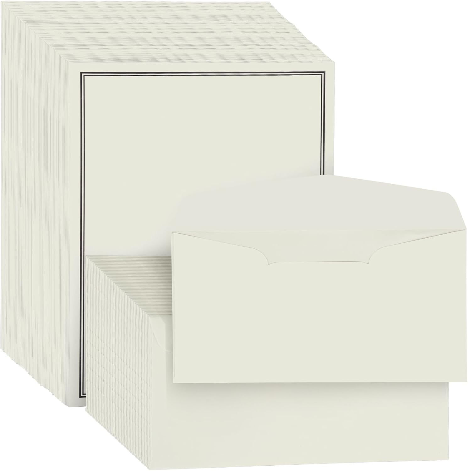 72 Pieces Stationery Set with Envelopes (48 Paper Sheets + 24 Envelopes ...