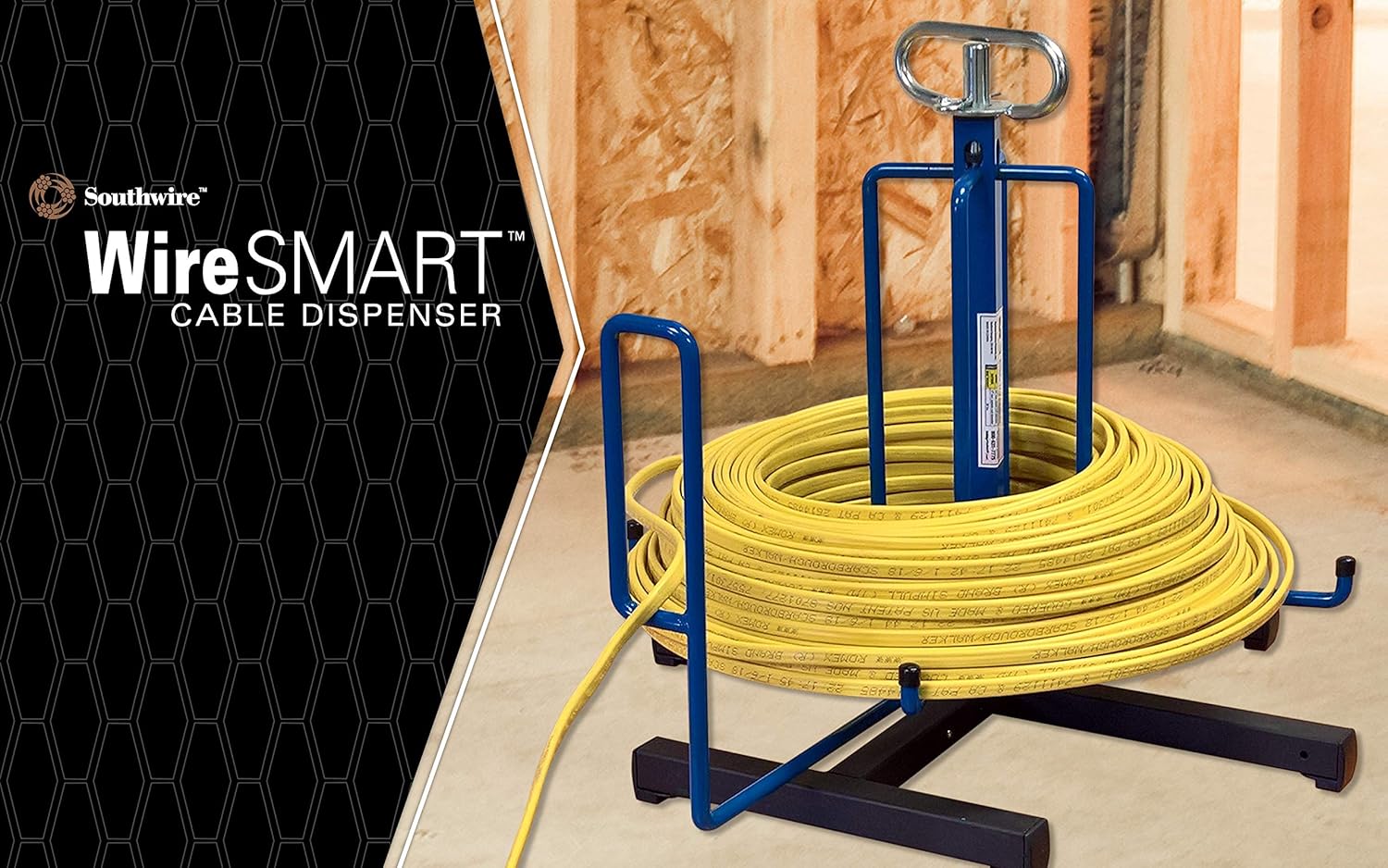MH8110 Wire Smart Cable Dispenser, Floor or Stud Mounted - Emmett Tools
